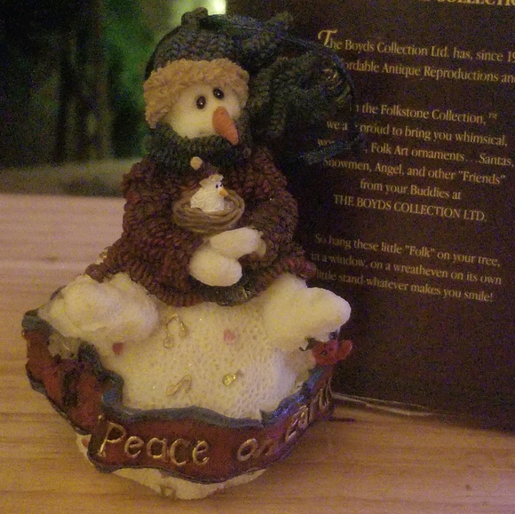 Boyds Bears | Holiday | Robin Peace On Earth Boyds Bear Ornament | Poshmark